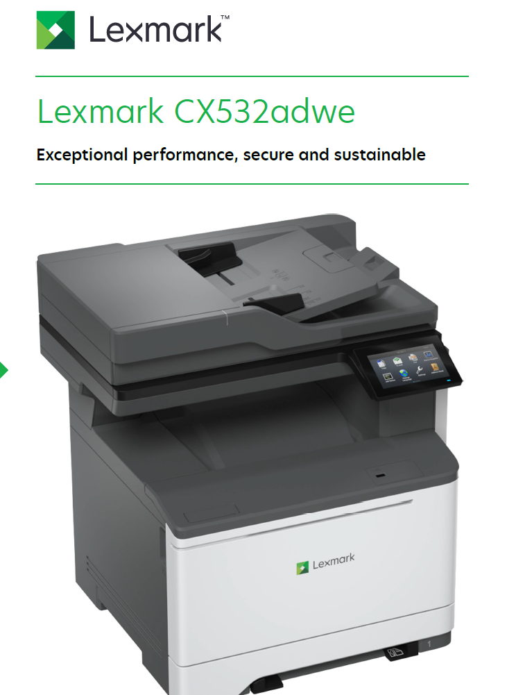 CX532adwe A4 Colour Multi Function Printer. – Apac System Pte Ltd